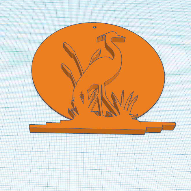 Free STL file HERON AT SUNSET・Model to download and 3D print・Cults