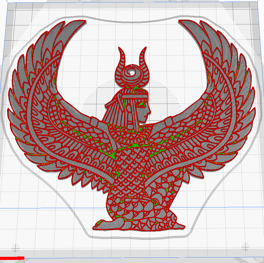 Free STL file Isis, the Egyptian goddess...・3D printable model to ...