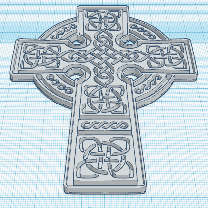 Free STL file CELTIC CROSS 140221 ・Object to download and to 3D print・Cults