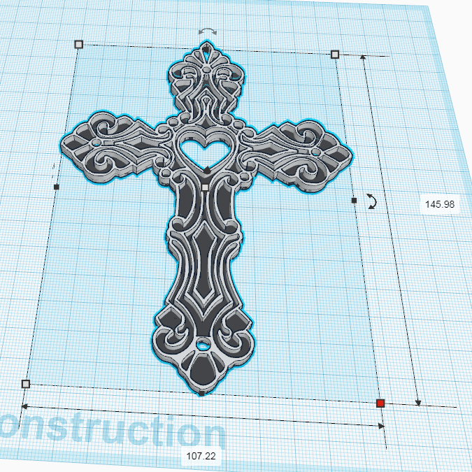 Бесплатный STL файл Heart on the Cross・3D-печатная модель для загрузки ...