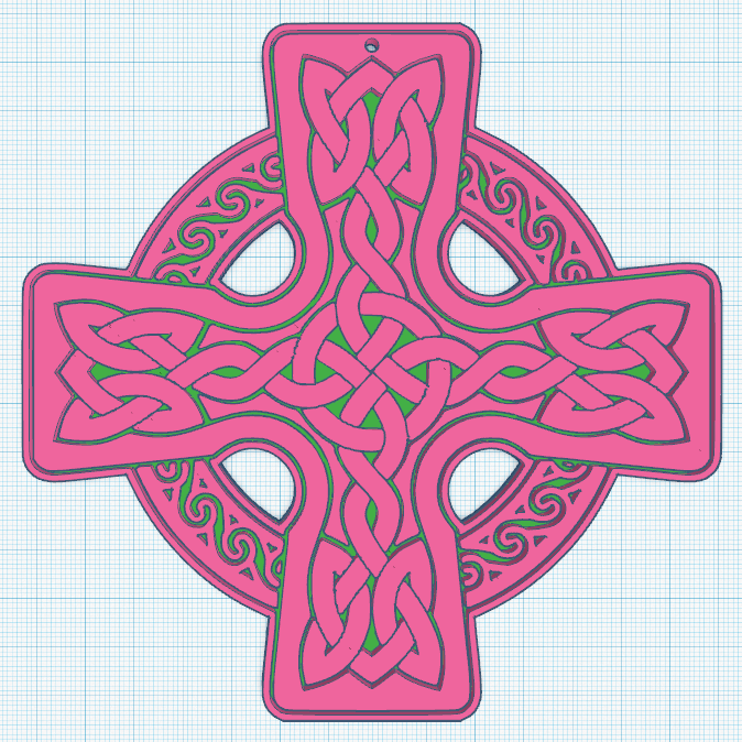 Free STL file Celtic cross 180321 ・3D printer design to download・Cults