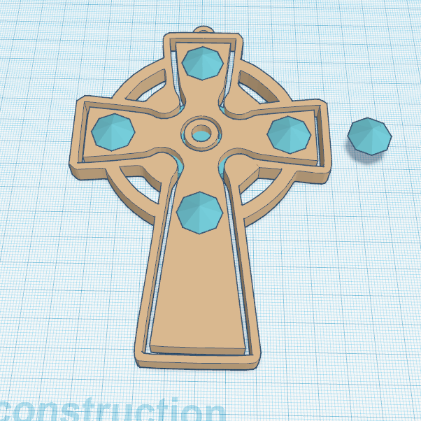 Free STL file Diamonds on Celtic cross model 7 ♦️・3D printable object ...