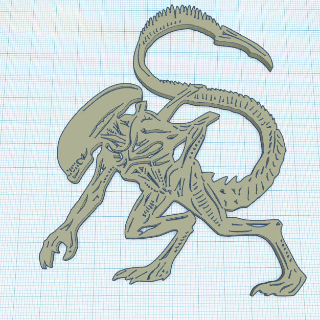 Free STL file ALIEN・Design to download and 3D print・Cults
