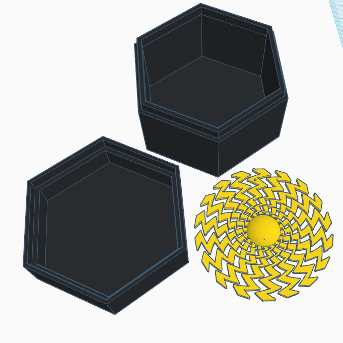 Free STL file Box-Hexagon・3D print design to download・Cults