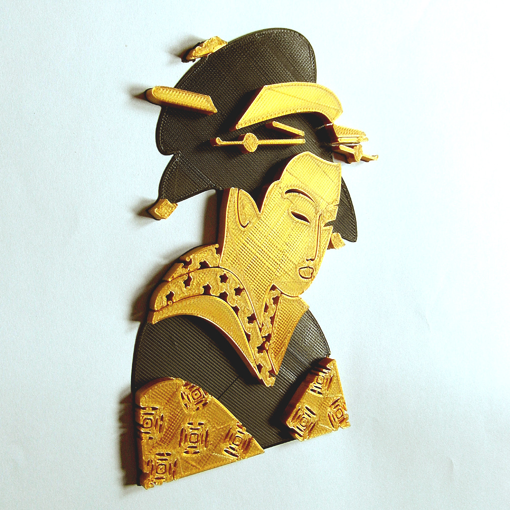 Free STL file GEISHA・3D printing model to download・Cults