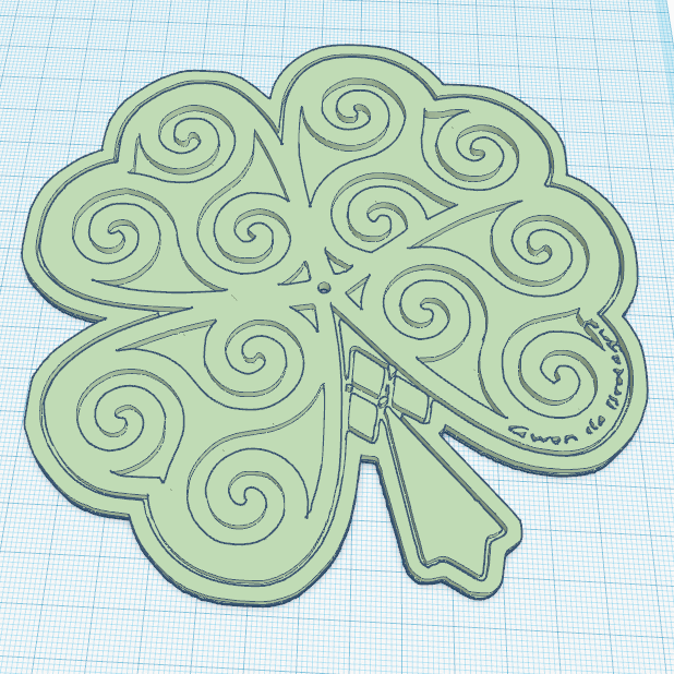Free STL file BRETON TREFLE 🎨・3D print model to download・Cults