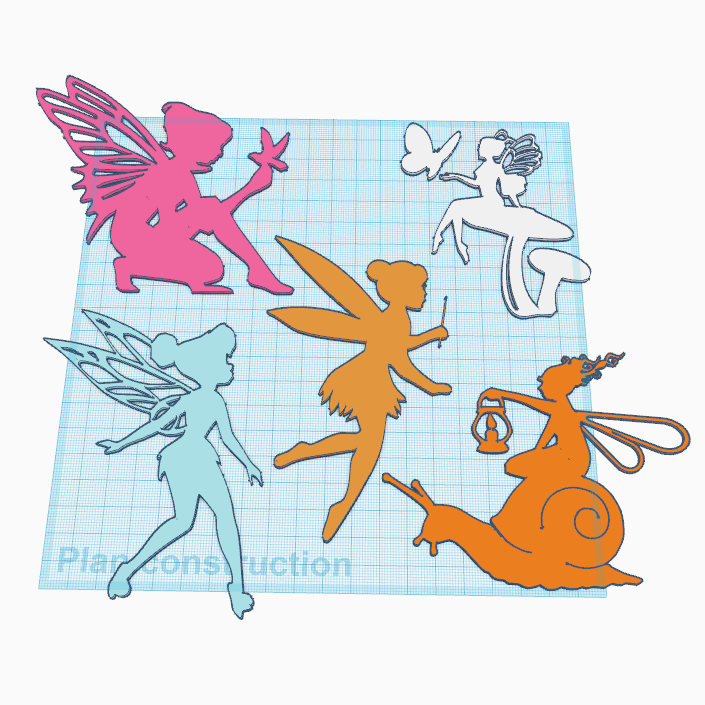 Free STL file Fairies・3D print object to download・Cults