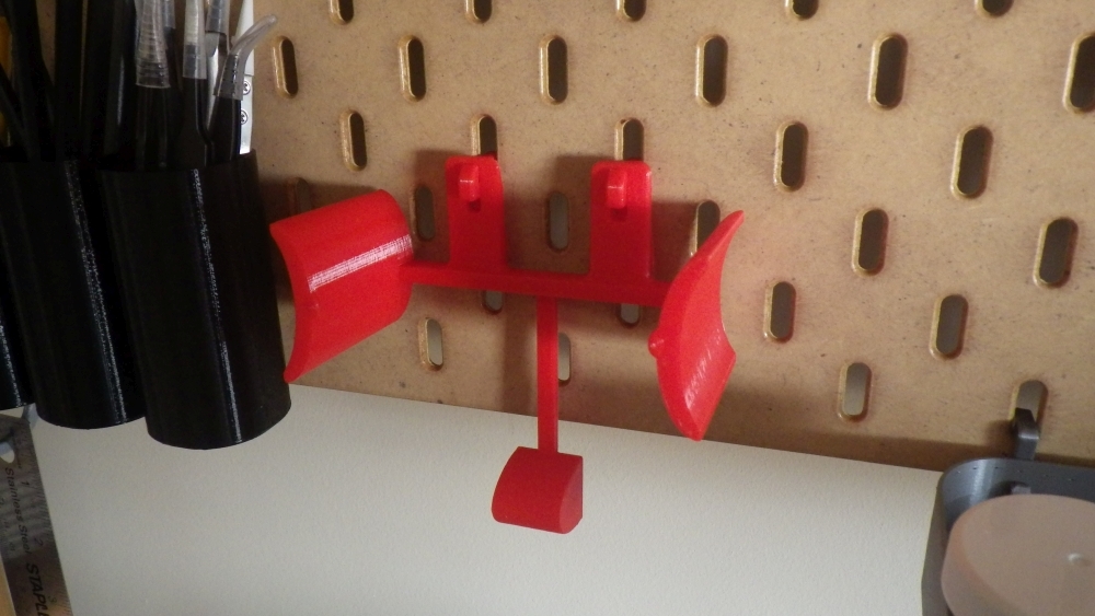 Free 3D file Ikea Skadis Pegboard Multimeter Mount・Object to download ...