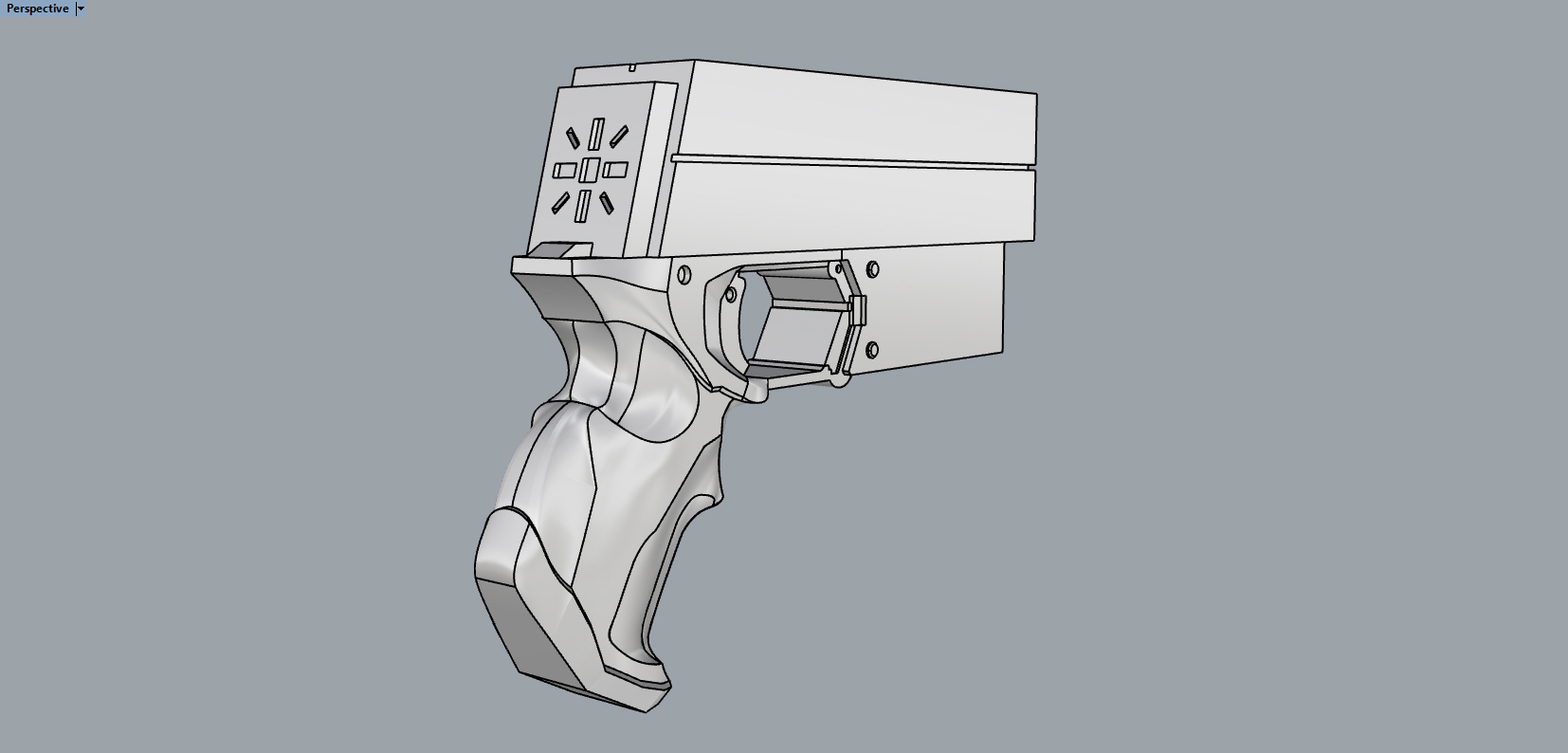 STL file Gravitational Beam Emitter Pistol from "BLAME!"・3D printing ...