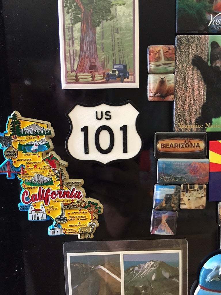 Free STL file US 101・Template to download and 3D print・Cults