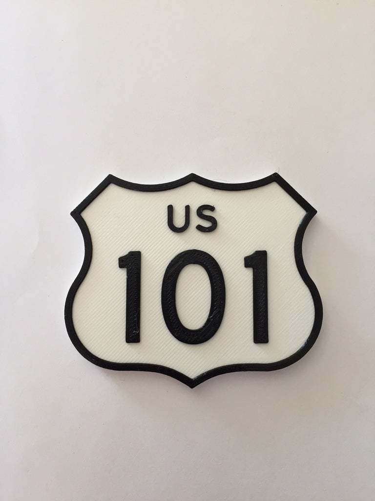 Free STL file US 101・Template to download and 3D print・Cults