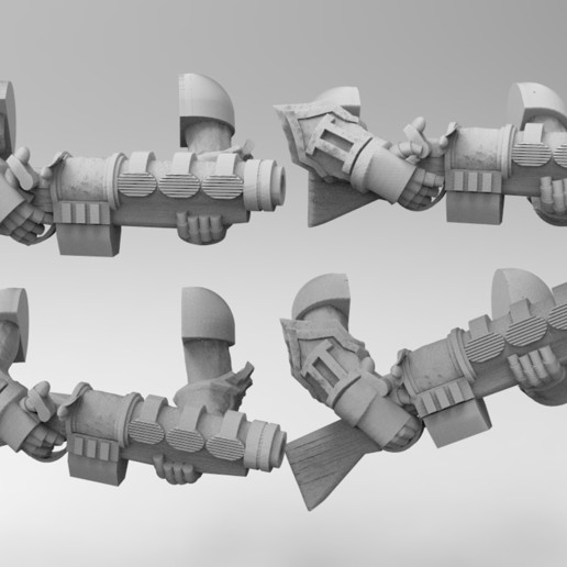 Download STL file Tide Haunters - Assault and Rifle Marine Kit • Object ...