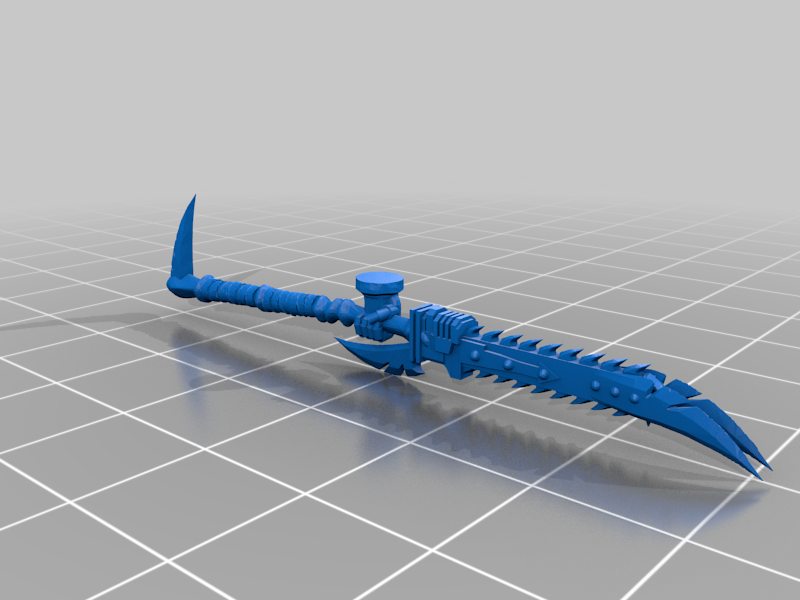 Free OBJ file In MIdnight Clad - Chain Glaives 🎲・Template to download ...