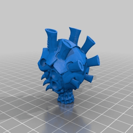Download free STL file Omega Hive Lord - Head and Body • 3D printable ...