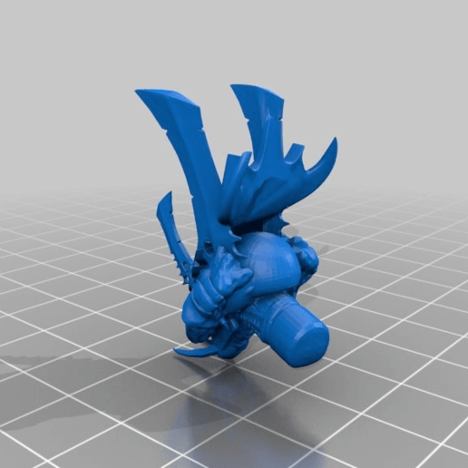 Download free STL file Omega Hive Lord - Head and Body • 3D printable ...