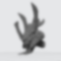 Download free STL file Omega Hive Lord - Head and Body • 3D printable ...