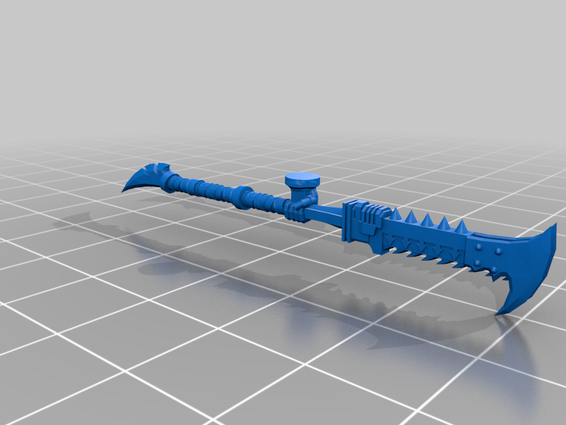 Free OBJ file In MIdnight Clad - Chain Glaives 🎲・Template to download ...