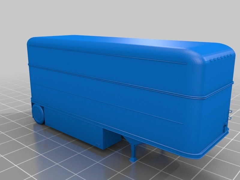 Free STL file 1940 Trailmobile 28' semi trailer 🚐・3D printing template ...