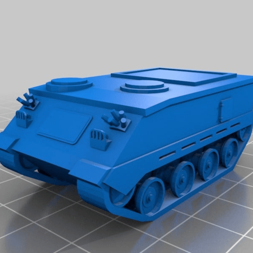 Download free 3D printing designs 1-100 FV432 APC low poly model ・ Cults