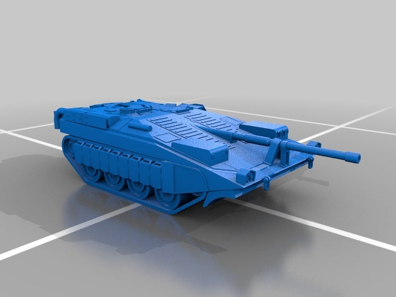 Free STL file Swedish S-tank Stridsvagn 103 (1-100)・3D print design to ...