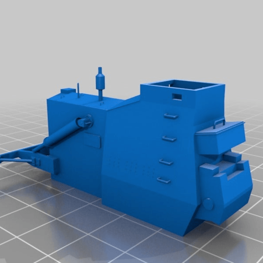Download free 3D print files WW2 Armored Caterpillar D-7 bulldozer ・ Cults