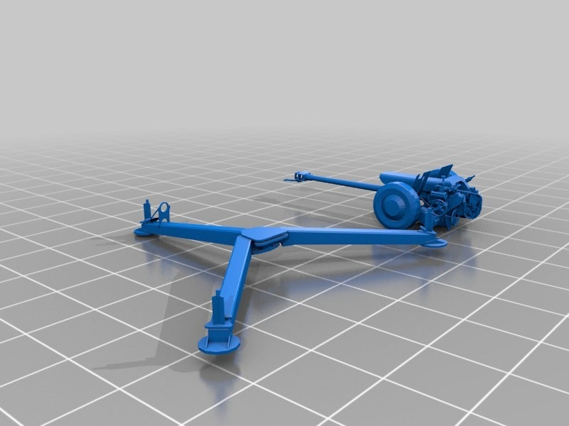 Free STL file D-30 Soviet cold war towed 122mm howitzer 🥶・Object to ...