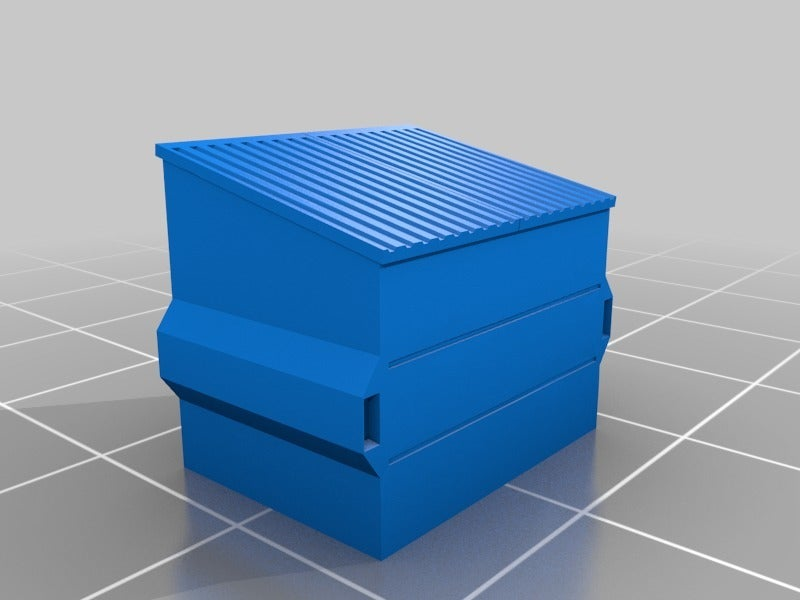 Free STL file 4 yard Dumpster - 15mm scale・Design to download and 3D ...