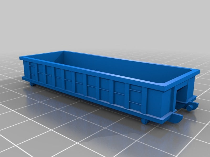 Free STL file 1-100, 15mm roll off dumpsters・Template to download and ...