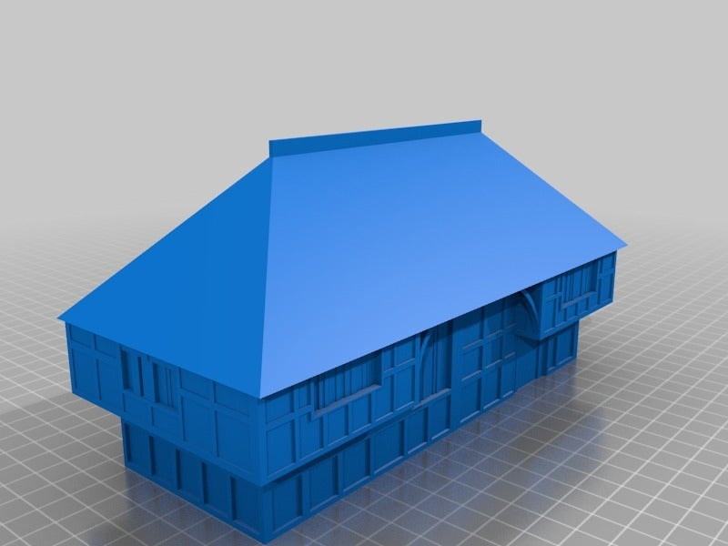 Free STL file Half timbered warehouse project・3D printer design to ...