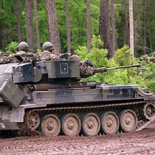 Download free 3D printer designs FV107 Scimitar armoured reconnaissance ...