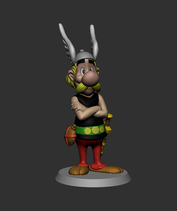 STL file Asterix・3D print design to download・Cults