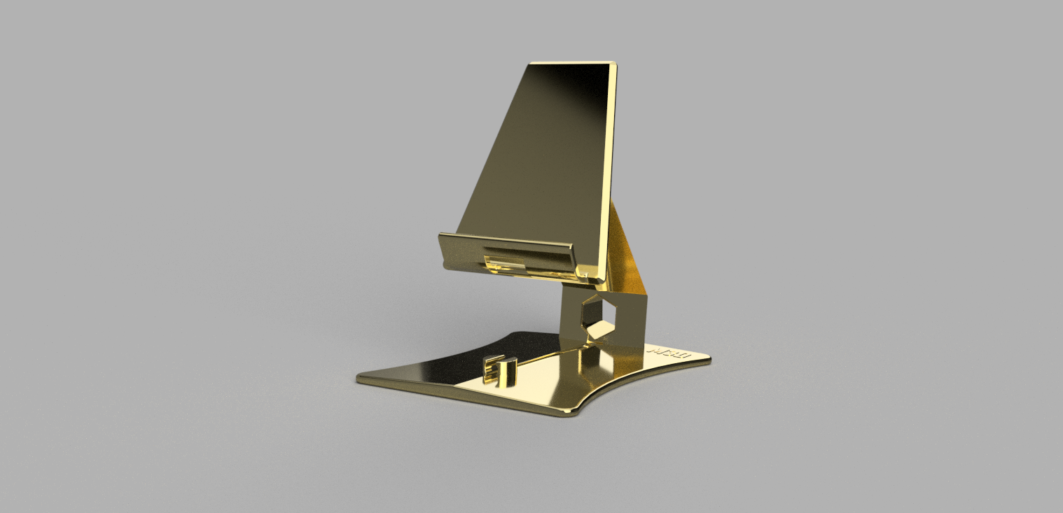 STL file Cyberpunk mobilestand・3D printing idea to download・Cults