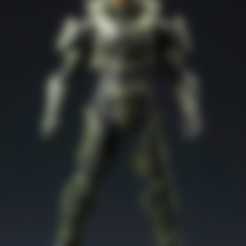 Download OBJ file master chief • 3D printing design ・ Cults