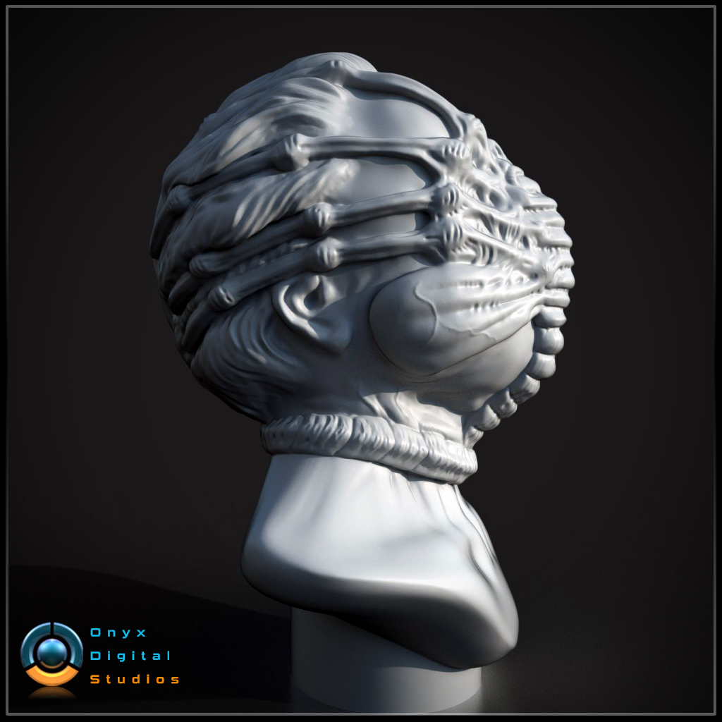 Download STL file Face Hugger Bust • 3D print object ・ Cults