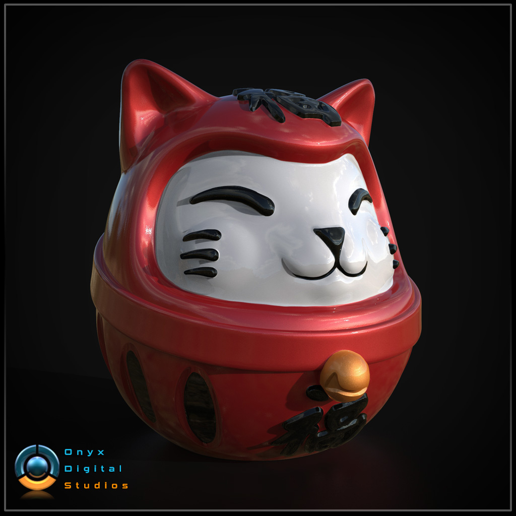 Download STL file Daruma - Cat • 3D printer template ・ Cults