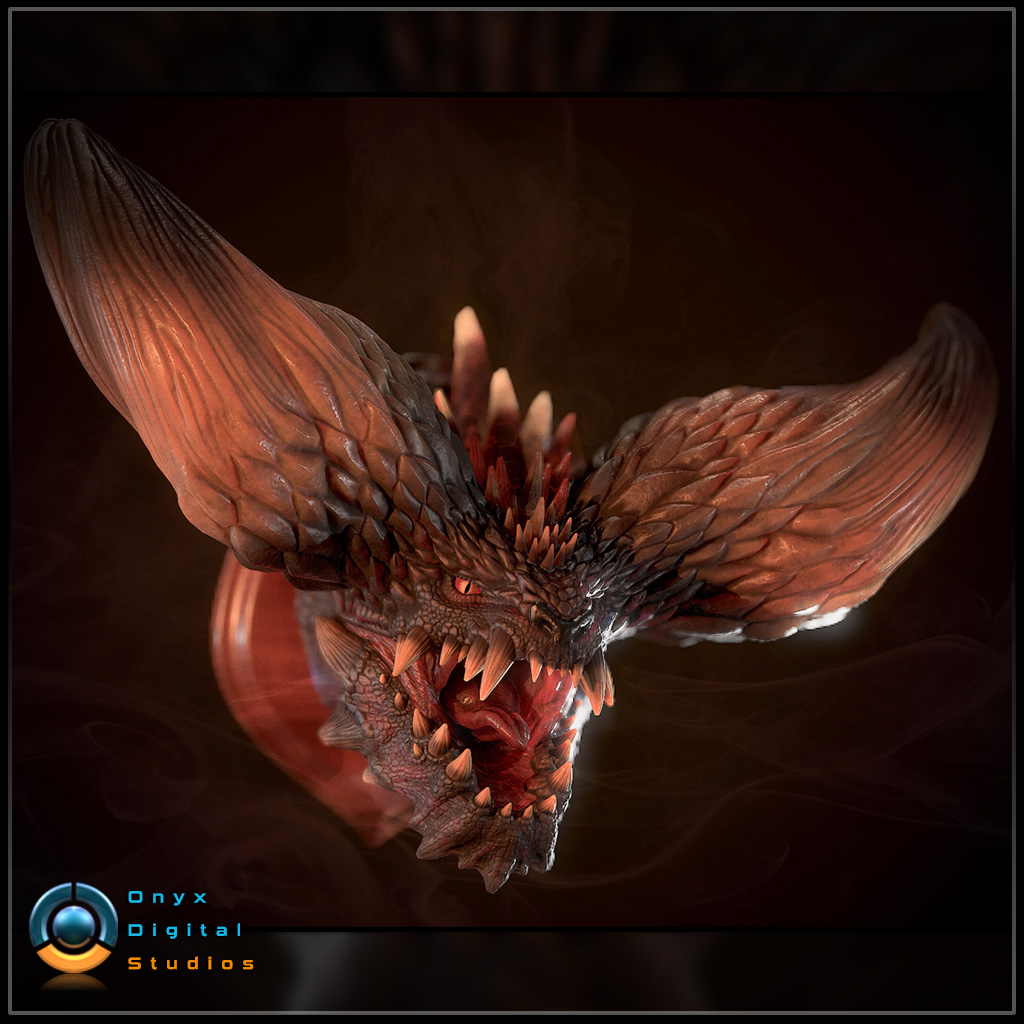 3D file 3D Printable Monster hunter head - Nergigante 3D print model 👹 ...