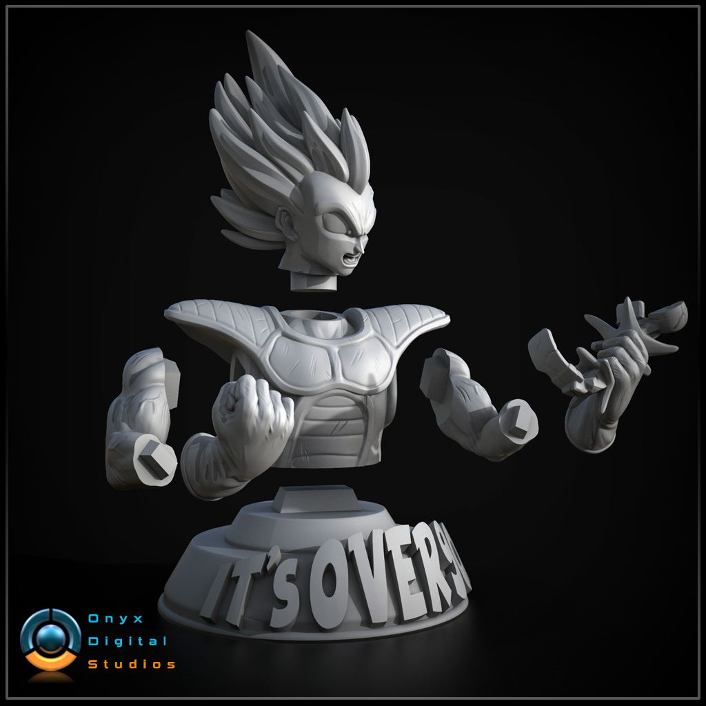 3D file Vegeta Over 9000・Design to download and 3D print・Cults