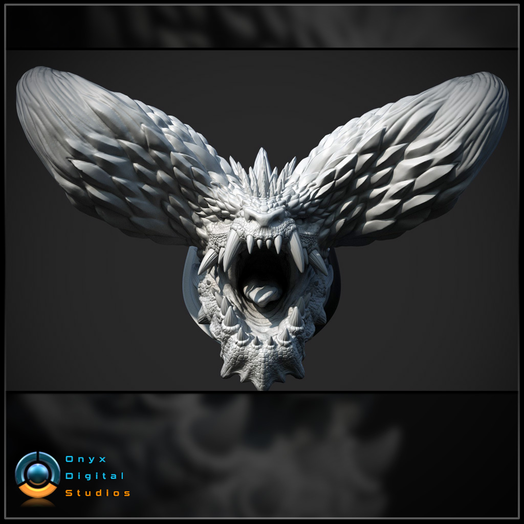 3D file 3D Printable Monster hunter head - Nergigante 3D print model 👹 ...