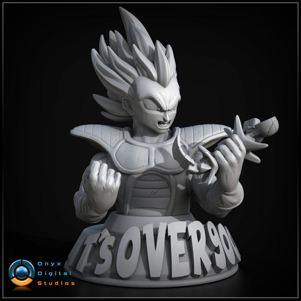 3D file Vegeta Over 9000・Design to download and 3D print・Cults