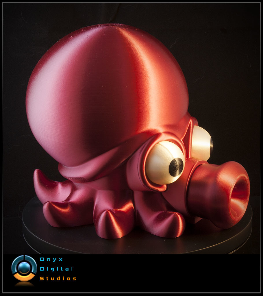 3D file kawaii octopus bank・3D print object to download・Cults