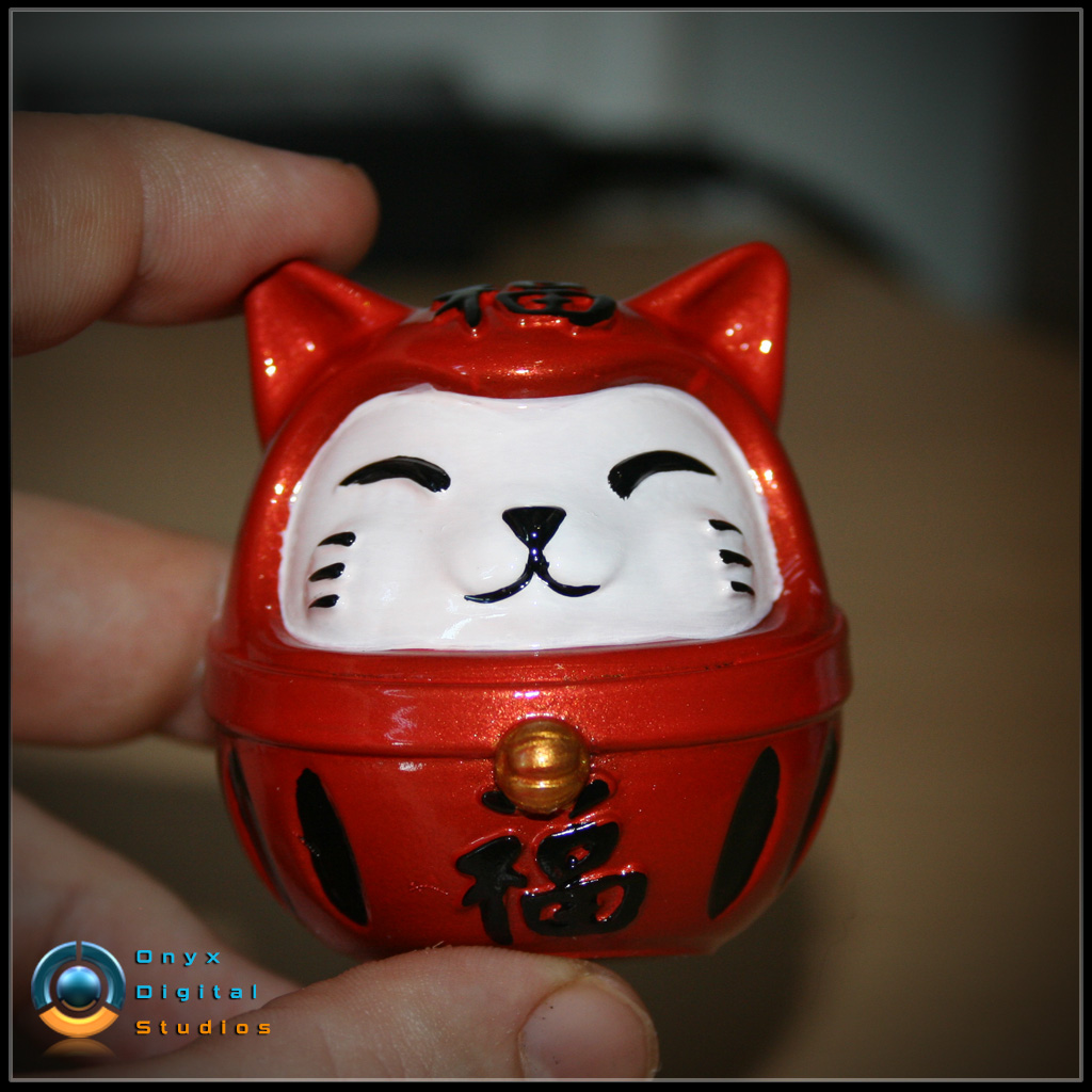 3D printed Daruma - Cat • made with anycubic photon・Cults