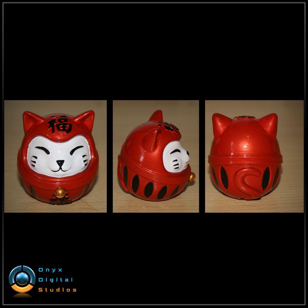 3D printed Daruma - Cat • made with anycubic photon・Cults