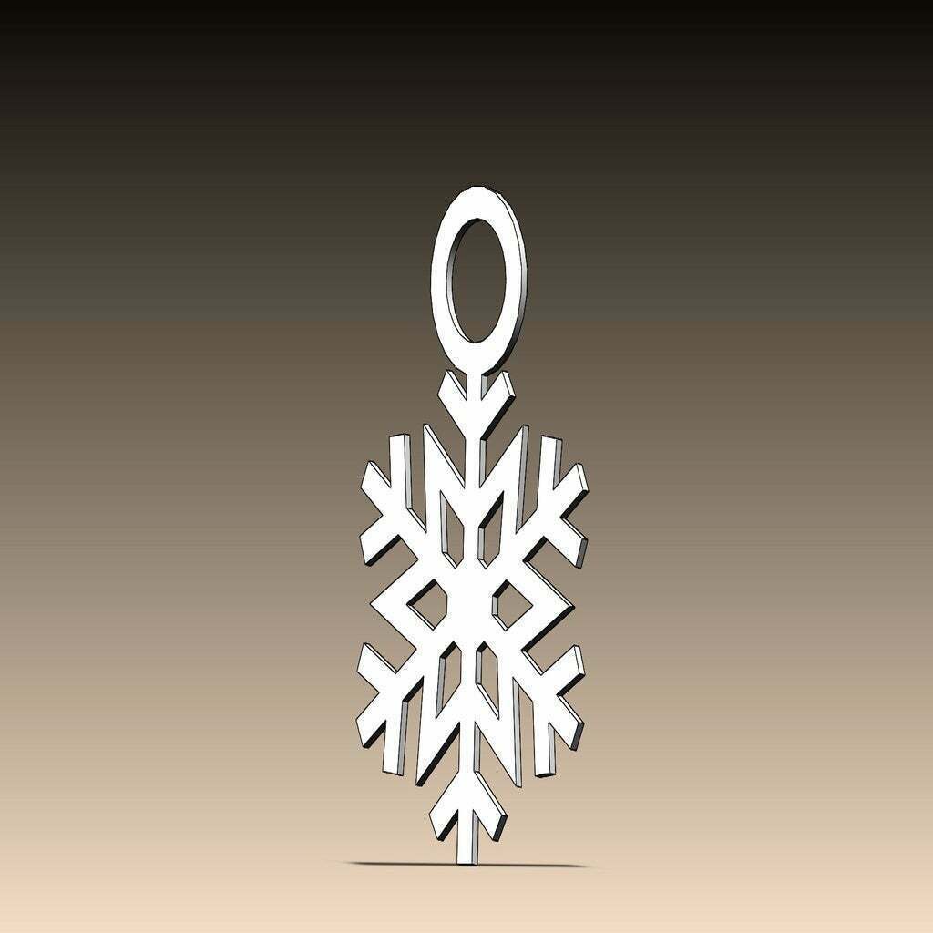 Free STL file snowFlake・3D printing design to download・Cults