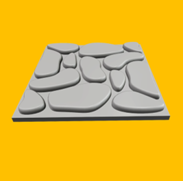 Free 3D file 3D STONE PANEL・3D printing template to download・Cults