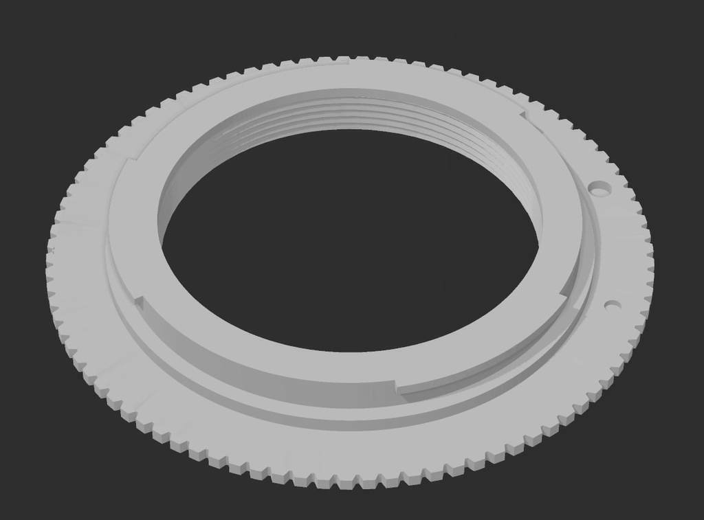 Archivo 3D gratuito Adaptador M42 a Canon EF・Objeto imprimible en 3D ...