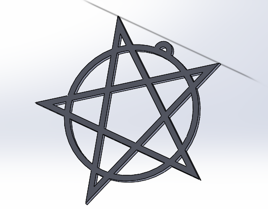 STL file Pentagram jewel・3D printable model to download・Cults