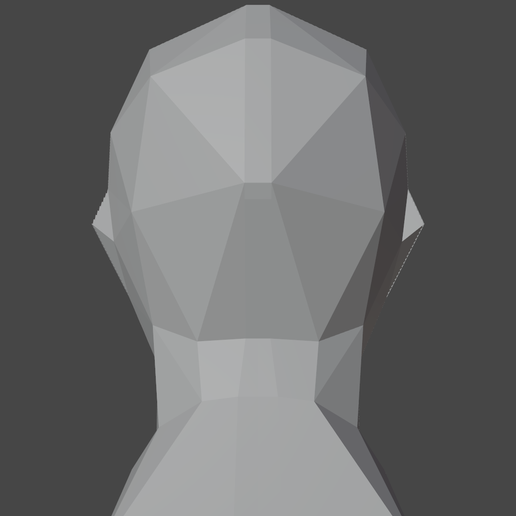Download STL file Low Poly Head • 3D print model ・ Cults