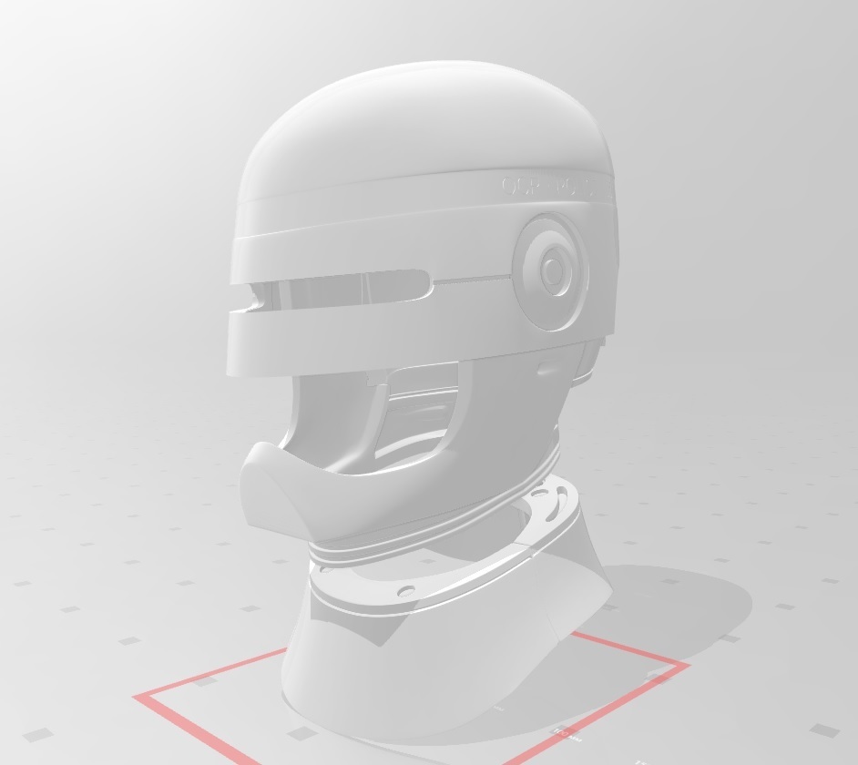 Télécharger fichier STL Robocop Head and Helmet for 3d printing 3D ...