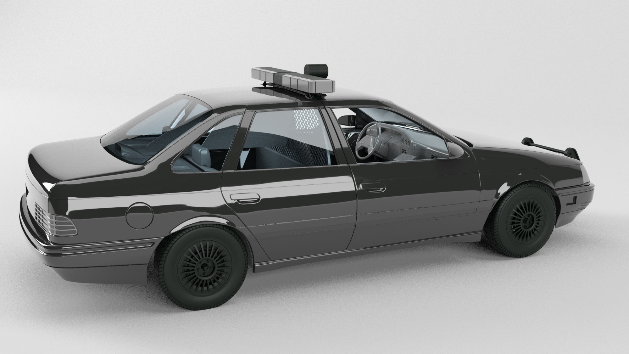 OBJ file Police Car 3D print model 🚓・Model to download and 3D print・Cults