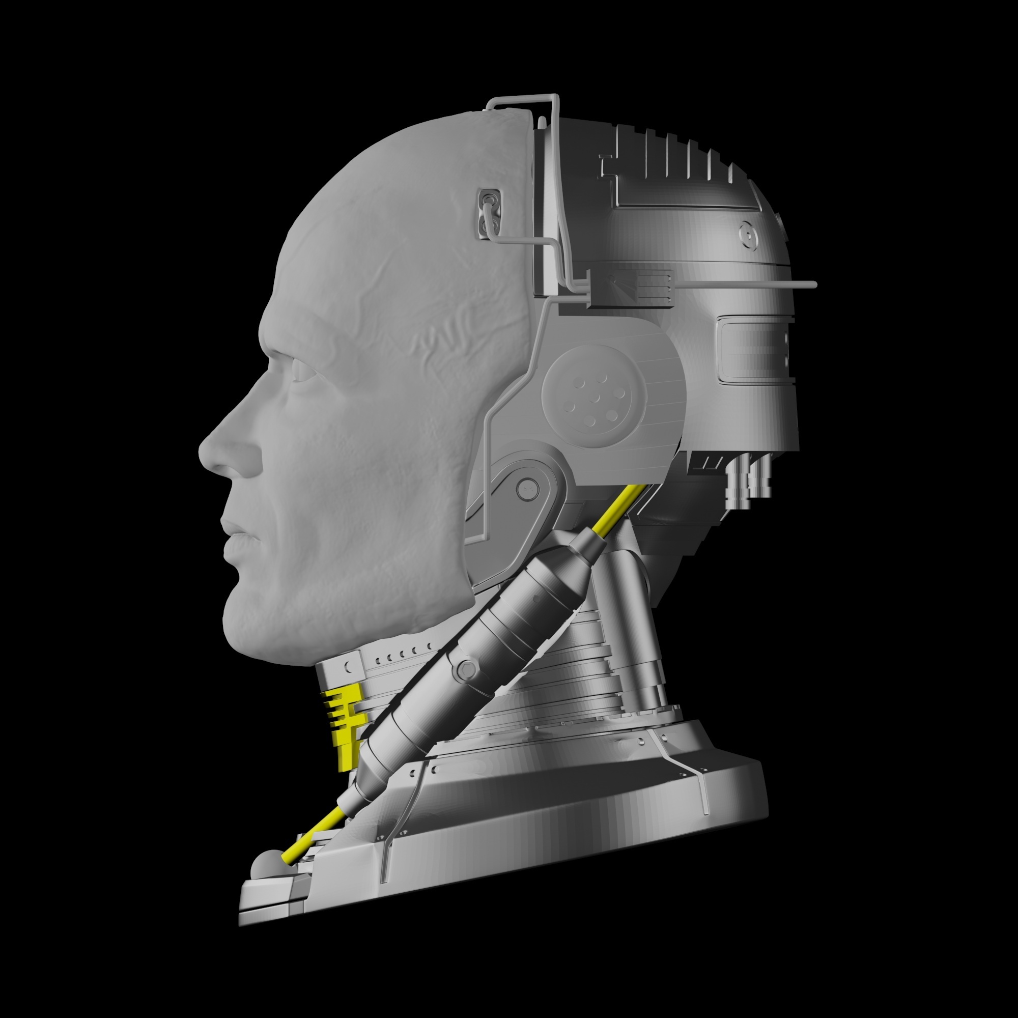 Download STL file Robocop Head and Helmet for 3d printing 3D Model ...